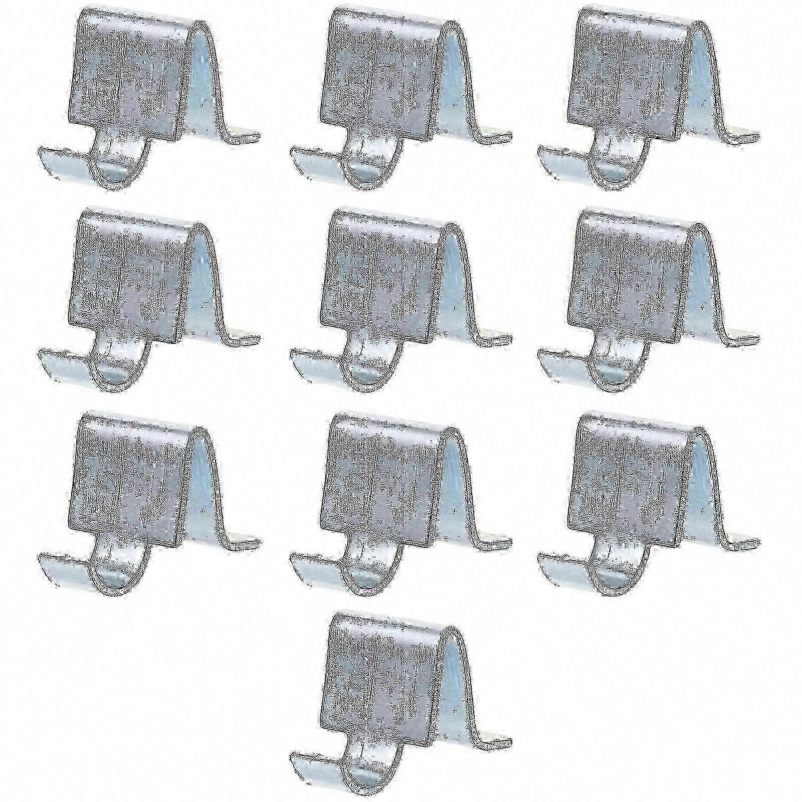 10-Pack Durable Metal Shelf Clips for Cabinet and Shelving Support ...