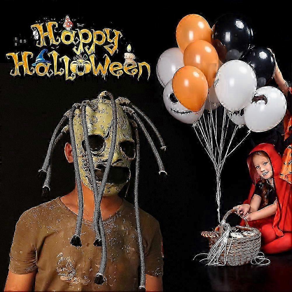 Slipknot Mask Horror Latex Grimace Tree Mask Realistic Cosplay Props ...