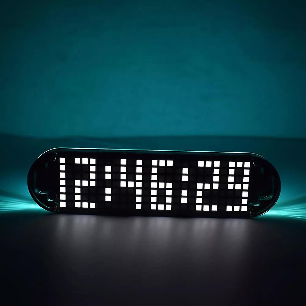 High Accuracy Multifunction LED Dot Matrix Animation Effects Clock DIY ...
