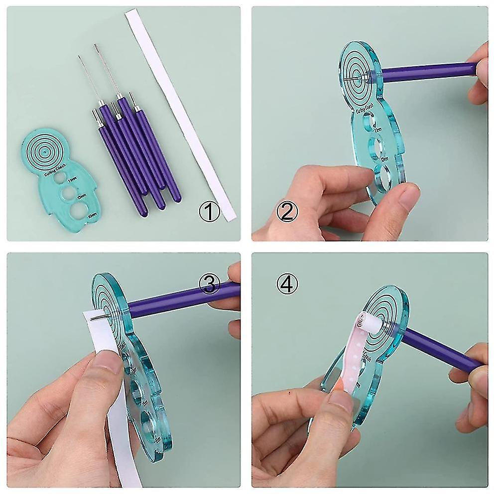 Quilling Tools Set,5pcs Paper Flower Tools,quilling Slotted Tools For ...