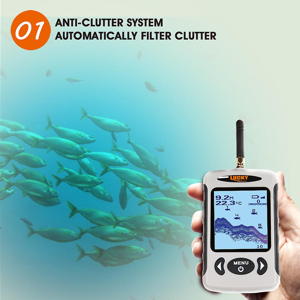 Lucky Portable Professional Sounder Wireless Sonar Fish Finder | Fruugo UK