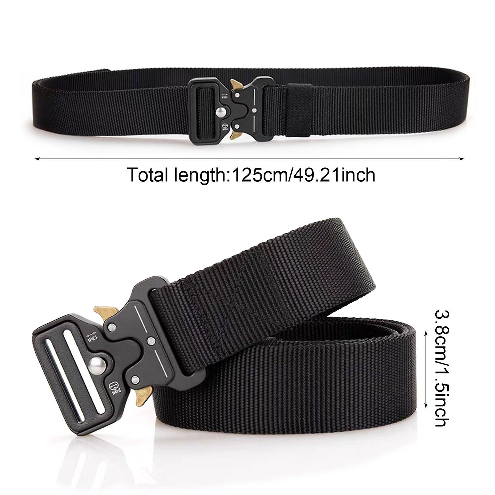 Men's Tactical Rescue Waistband - Combat Military Belt with Nylon ...