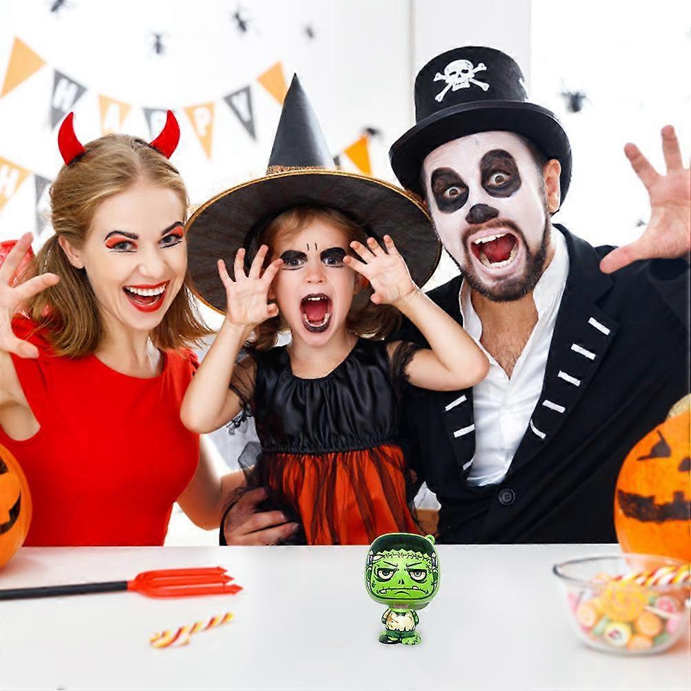 Horror Figure Cartoon Shaking Head Figure Toy with LED Light Car ...