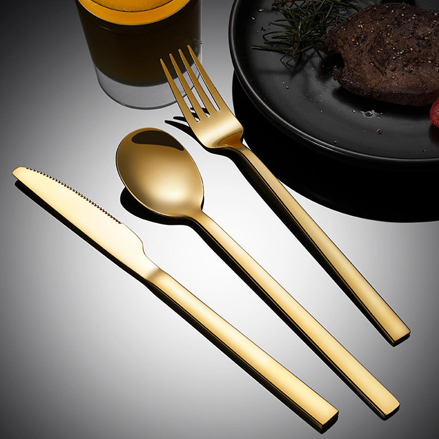 Western Cutter Fork Spoon Food Grade Shiny Surface Smooth Edge ...