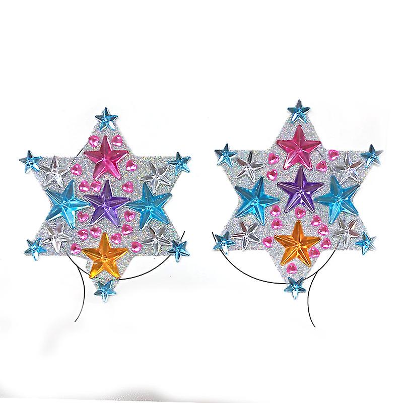 Veeki Mermaid Face Gems Stick Jewels for Women Cosplay Halloween Club ...