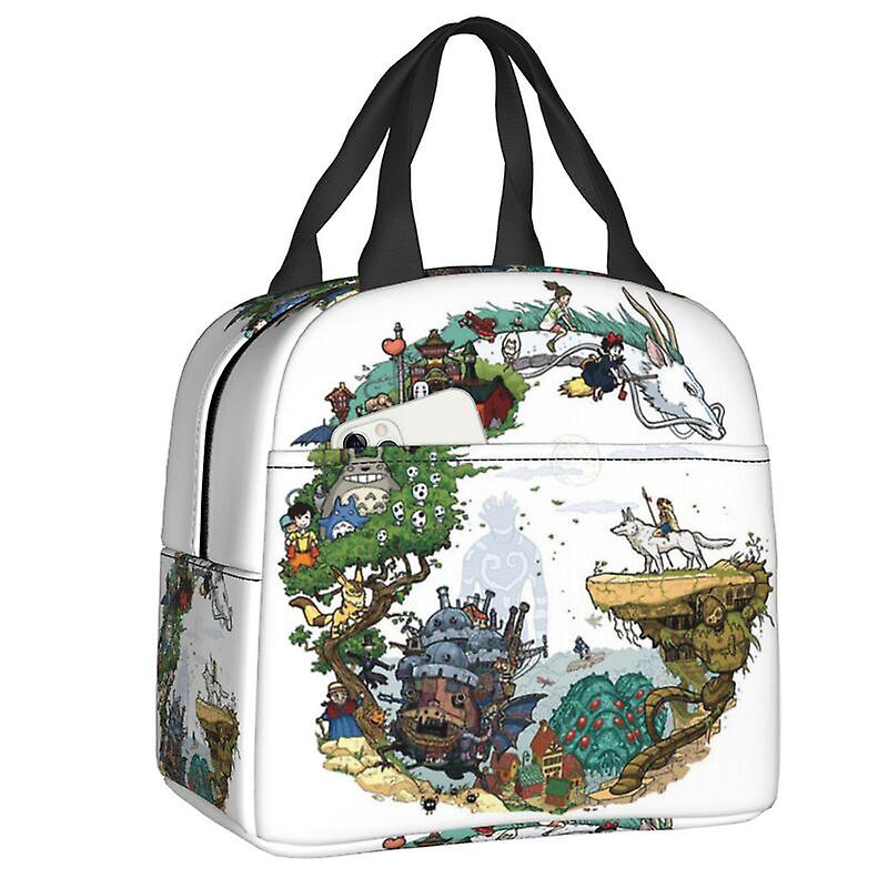 Soot Sprites Totoro Lunch Bag Studio Cooler Thermal Insulated Lunch Box ...