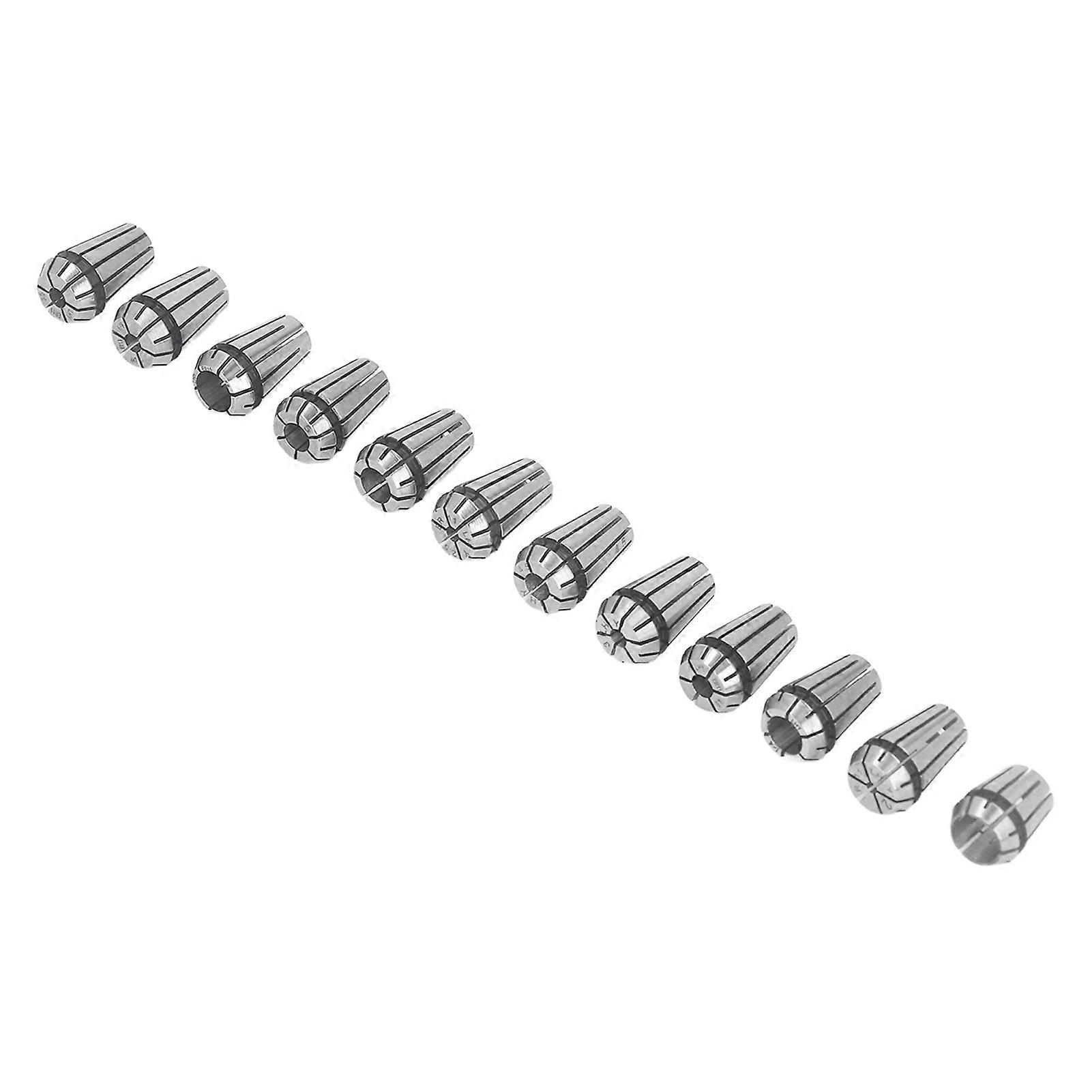 12PCS ER11 Collet High Accuracy Spindle Spring Chuck Set for CNC Lathe ...