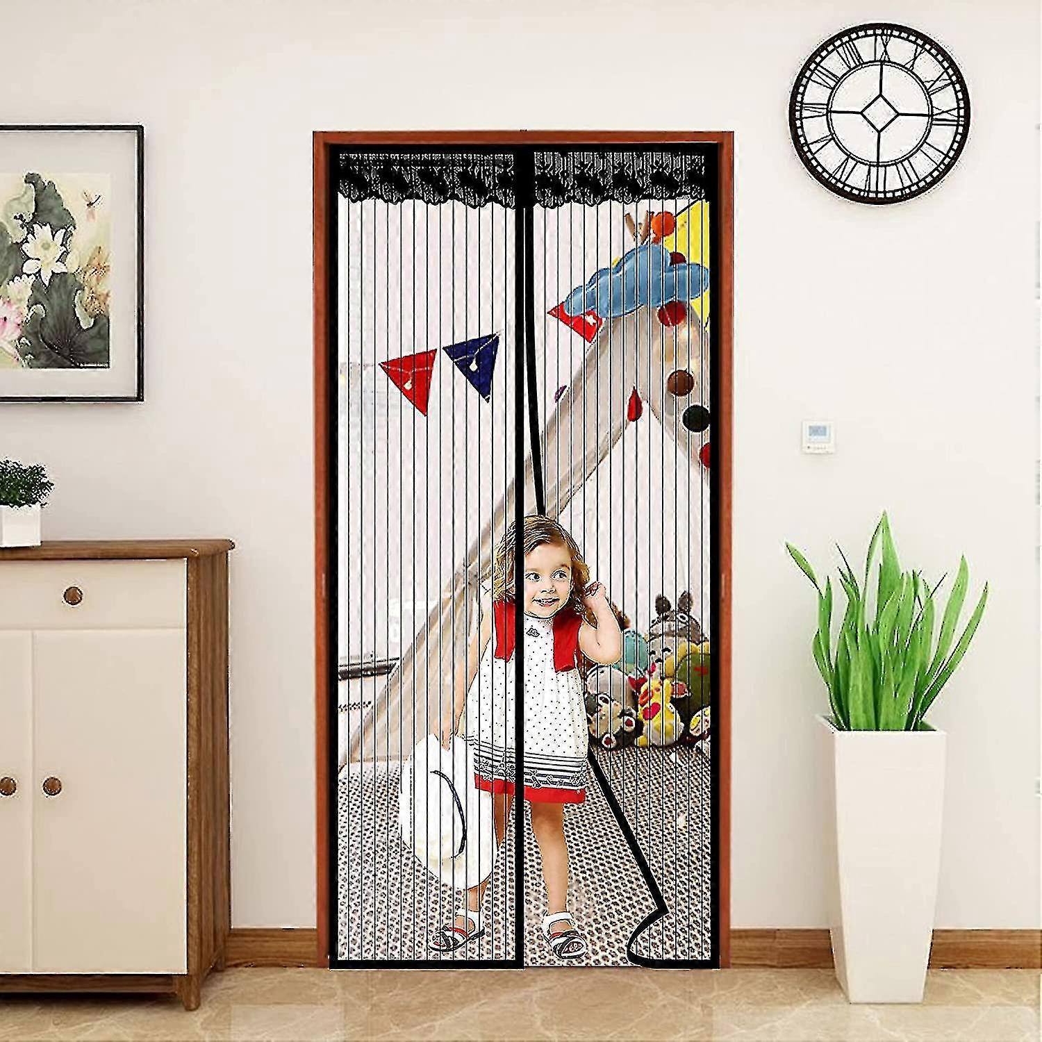Magnetic Mosquito Net For Door - 100 X 210 Cm - Mosquito Repellent - 18 ...