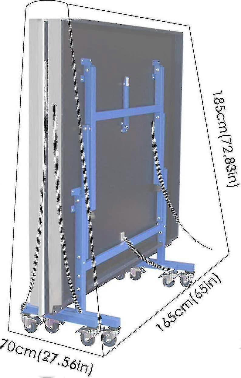 Table Tennis Table Cover Waterproof Cover For Ping Pong Table 165 X 70 ...