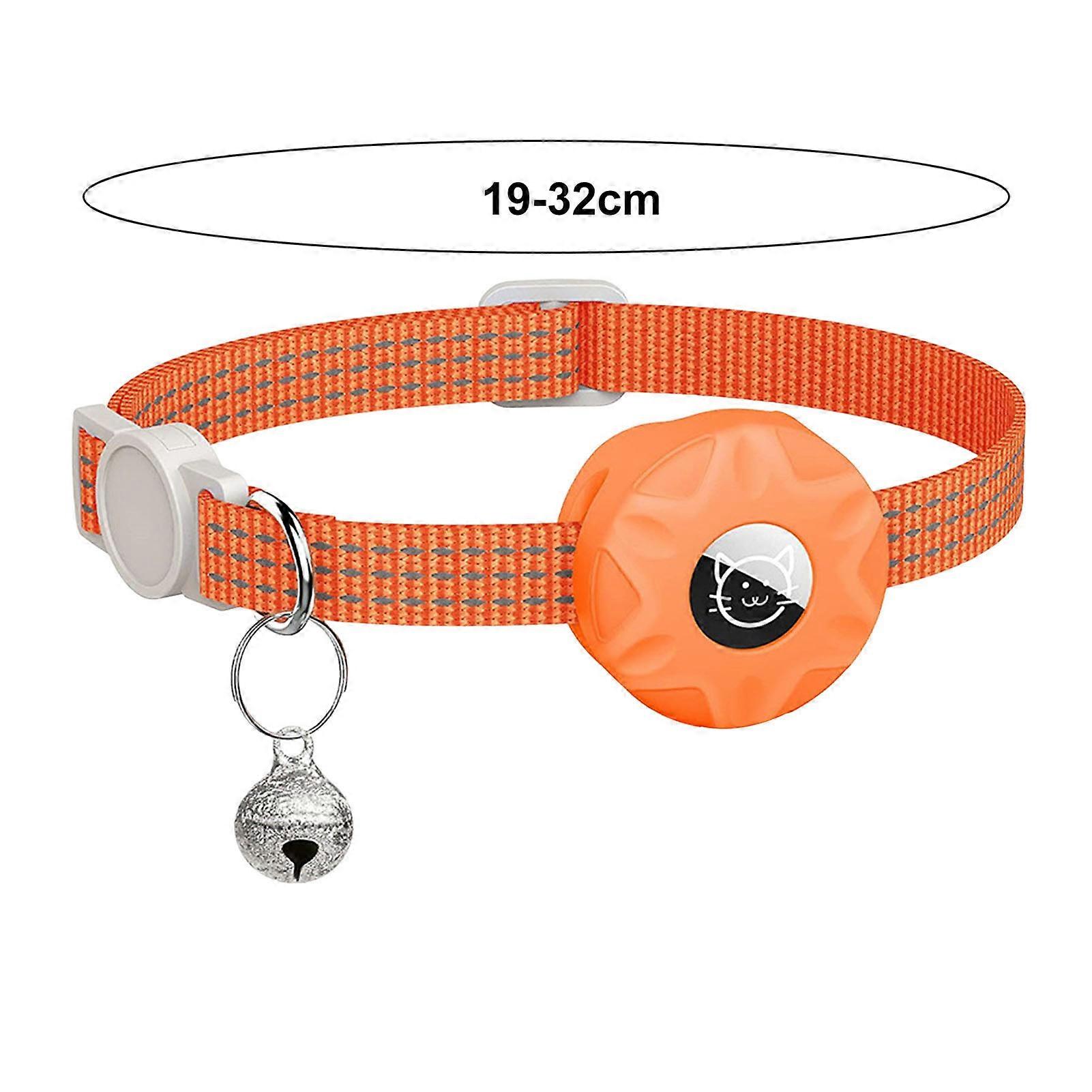 Cat Tracker Collar with Reflective Strips Waterproof Adjustable Pet ...