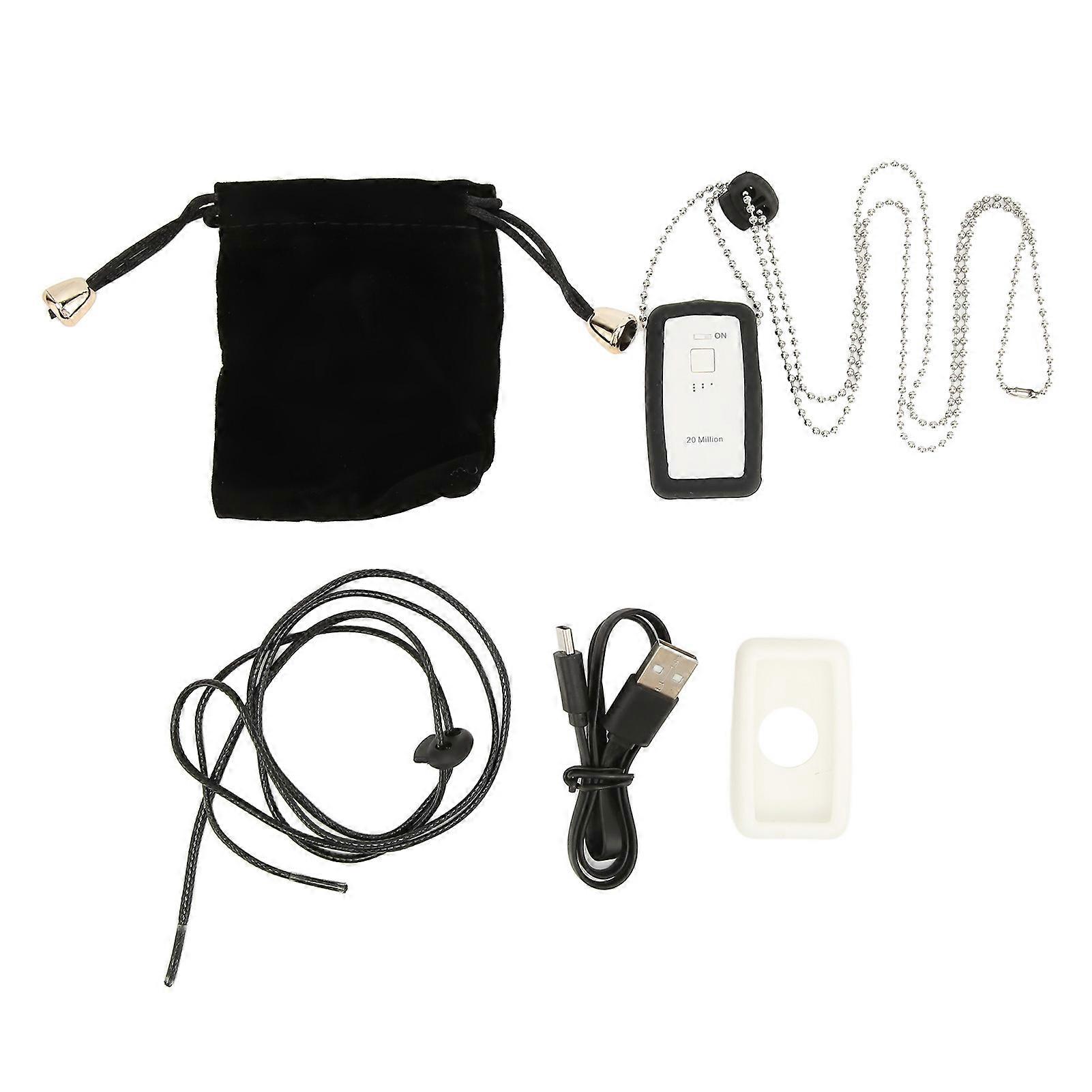 Negative Ion Air Purifier 20 Million Negative Ions Quiet Rechargeable ...