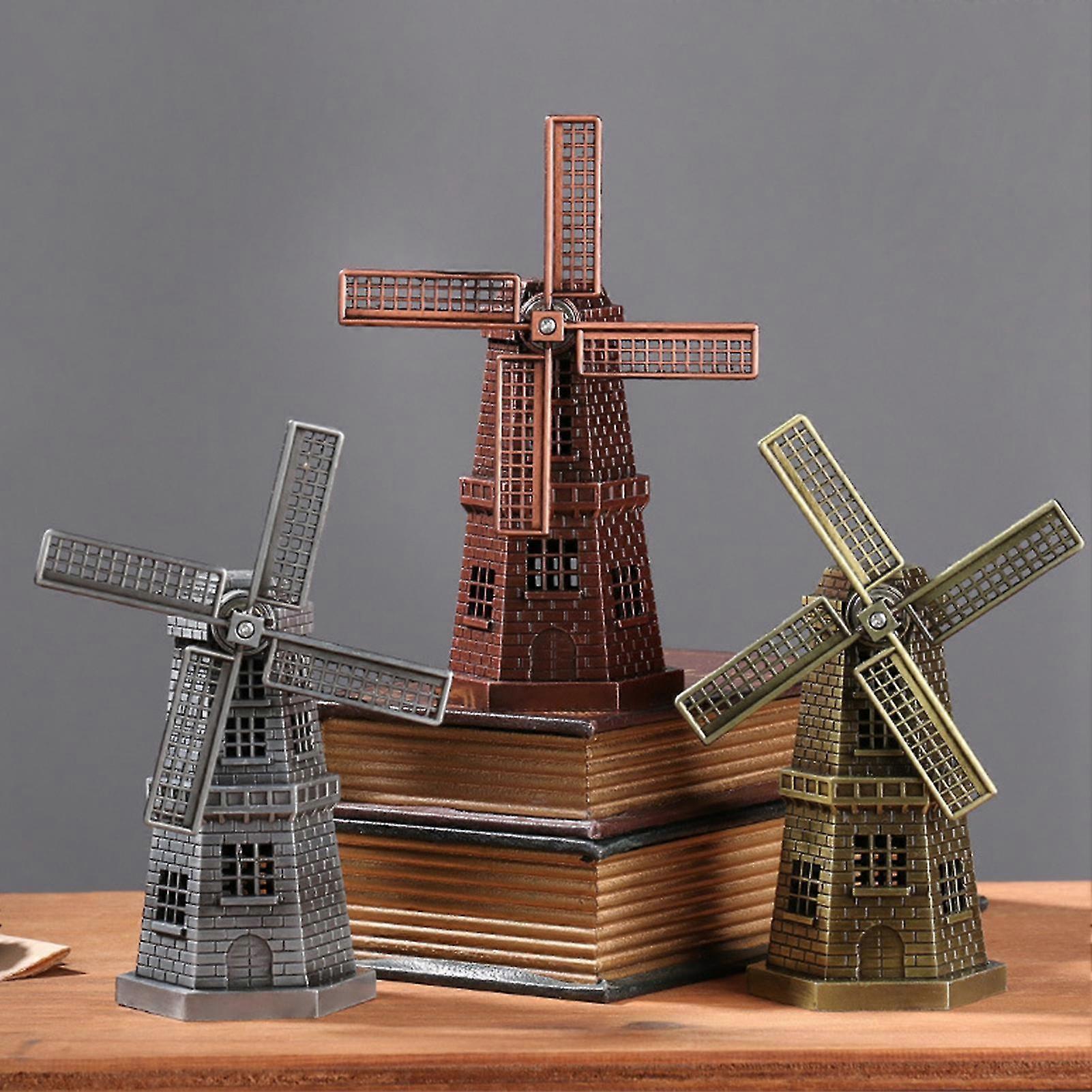 Wharick Windmill Model Rotatable Workmanship Vintage Style Antique ...