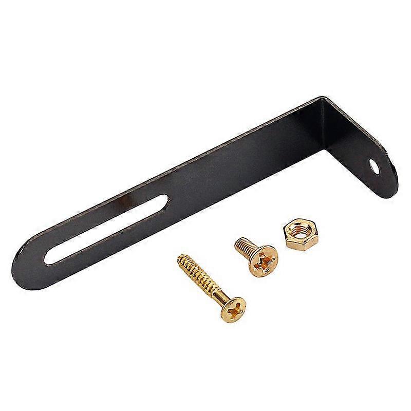 Electric Guitar Support Parts Scratchplate Bracket with Nut Gold Screws ...