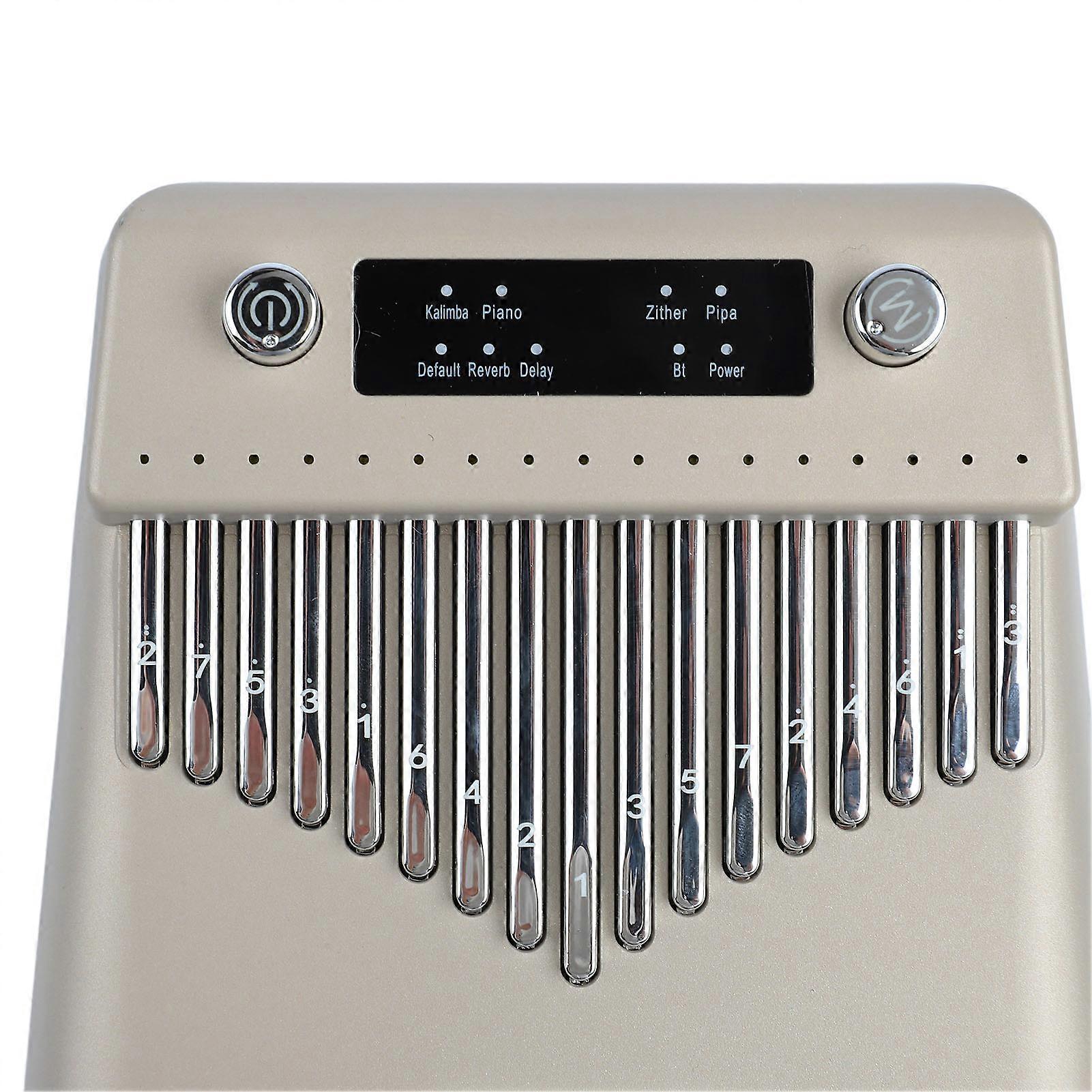 17 Keys Electronic Smart Kalimba Thumb Piano Portable Musical ...