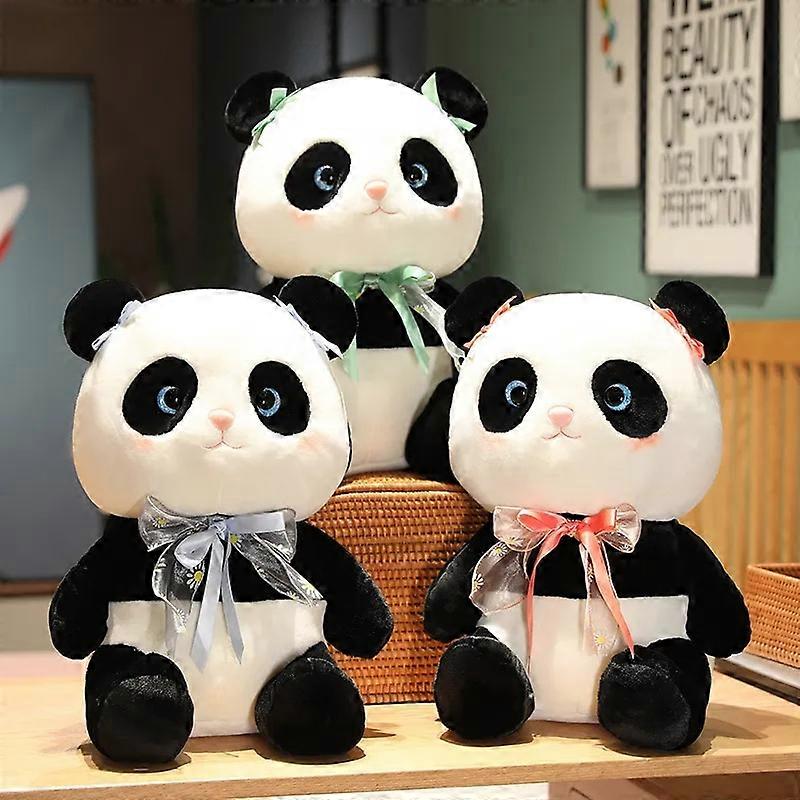 Kawaii Pandas Stuffed Animals Plush Toys Cute Cuddle Panda Hugging ...