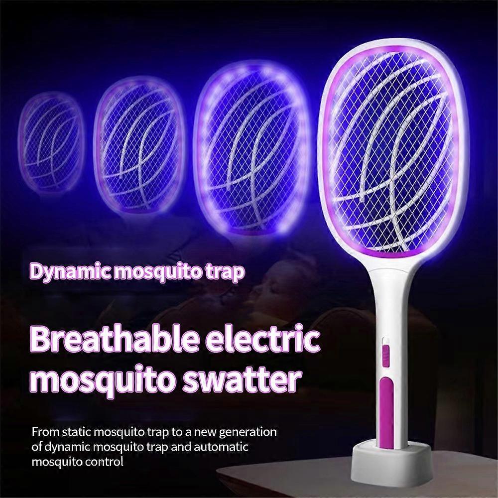 Xioami 3 IN 1 Electric Flies Swatter Killer Light Fly Zapper Racket ...