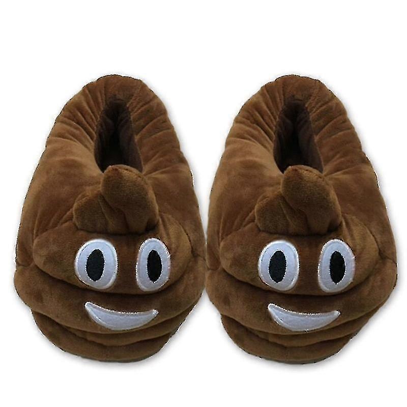 New Expression Slippers Cute Cartoon Plush Women Indoor Warm Cotton ...
