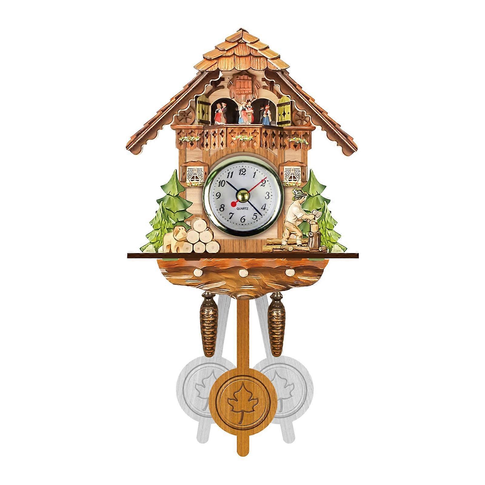 Alarm Clock Cuckoo Cuckoo Wall Clock Chime Alarm Clock Retro Clock ...