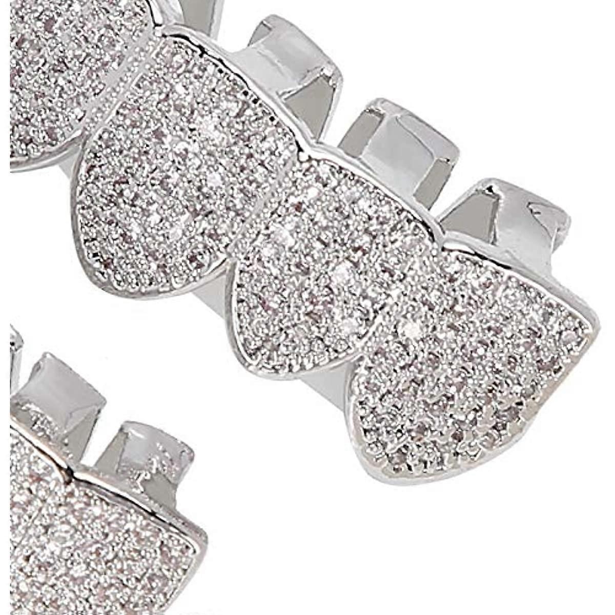 Grillz Teeth Hip Hop Teeth Grill Set Microset Diamond Braces Hip Hop ...