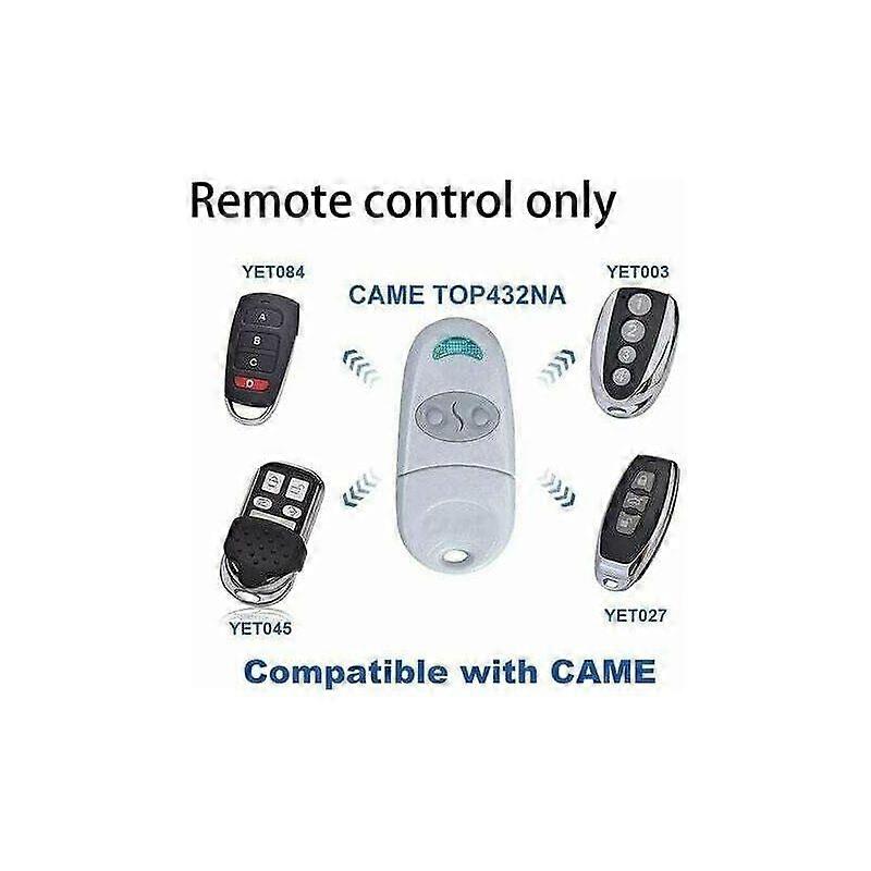 Original remote control Came TOP432NA 3 pieces. Fixed code frequency ...