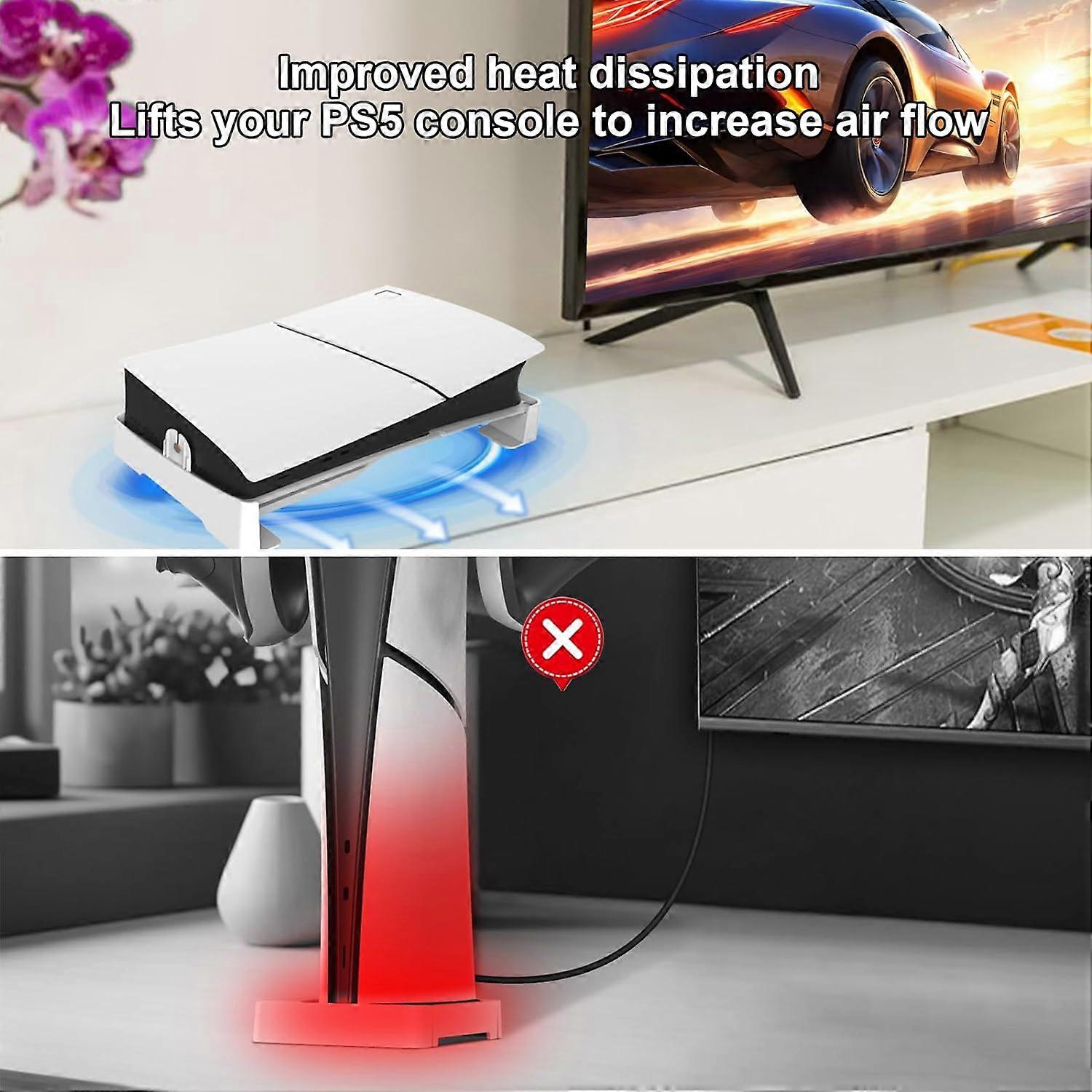 Horizontal Stand for PS5 Slim, Portable Stand FOR PS5 Slim Disc ...