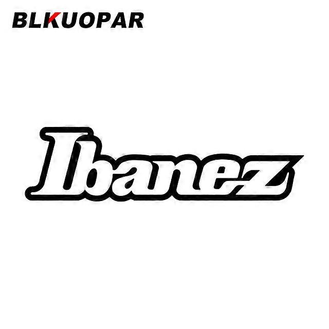 BLKUOPAR Ibanez Logo Car Stickers Personality Waterproof Decal Windows ...