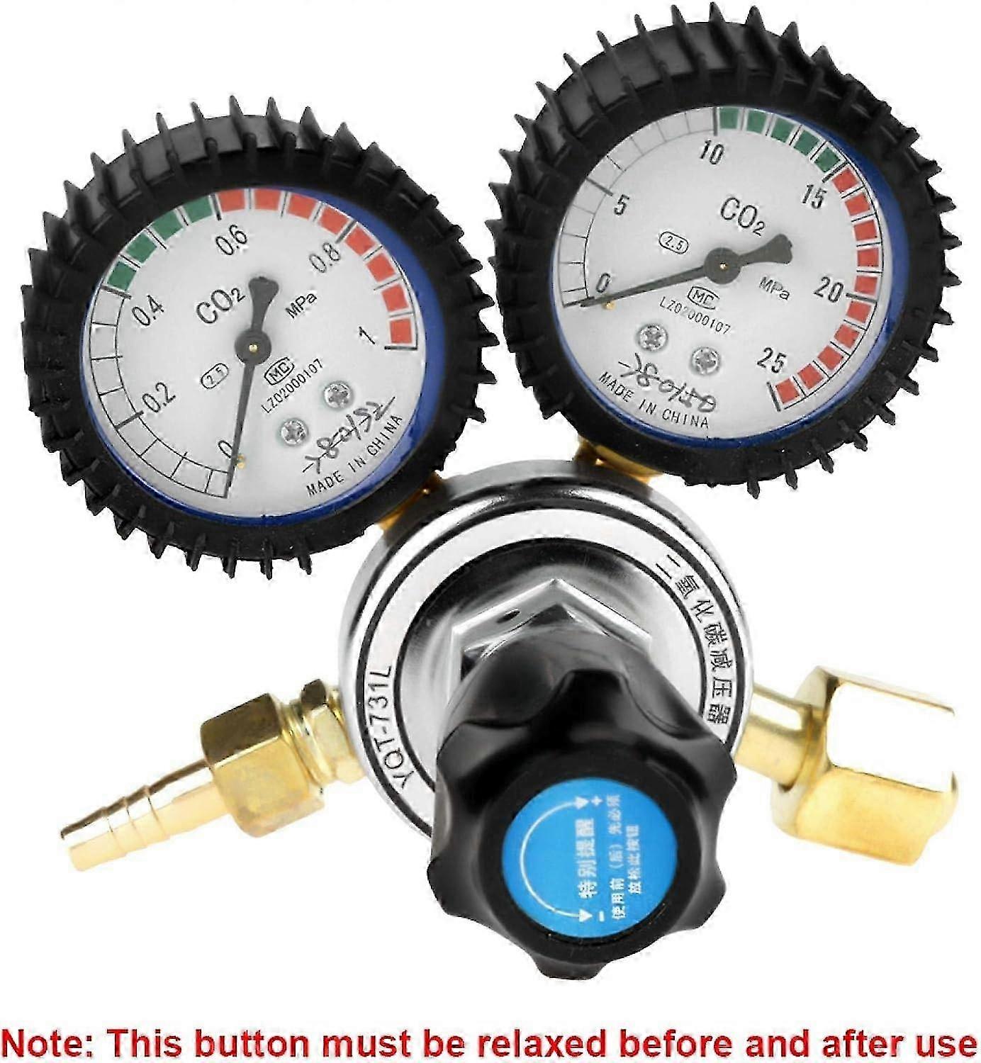 CO2 pressure regulator, CO2 gas cylinder regulator, G5/8 carbon dioxide ...