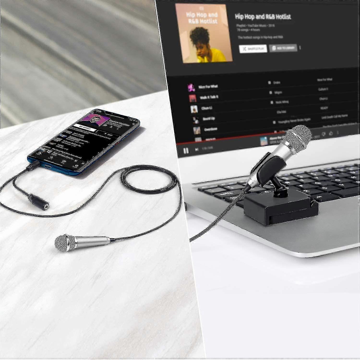 Mini Portable Vocal/instrument Microphone-B | Fruugo UK