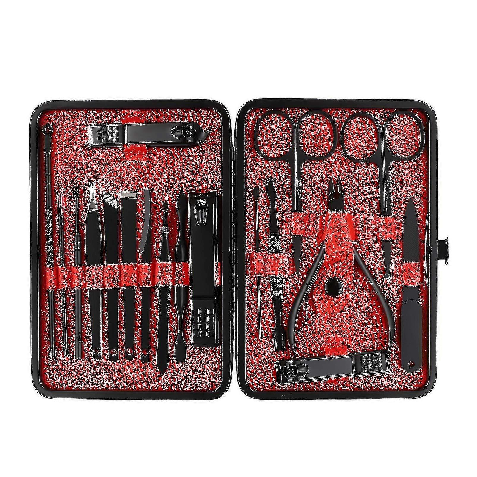 Manicure Set 18pcs Nail Set Nail Clipper Kit Professional - Stainless ...
