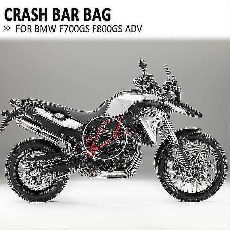 Motorcycle Frame Crash Bar Waterproof Bag Repair Positioning Tool Bags ...