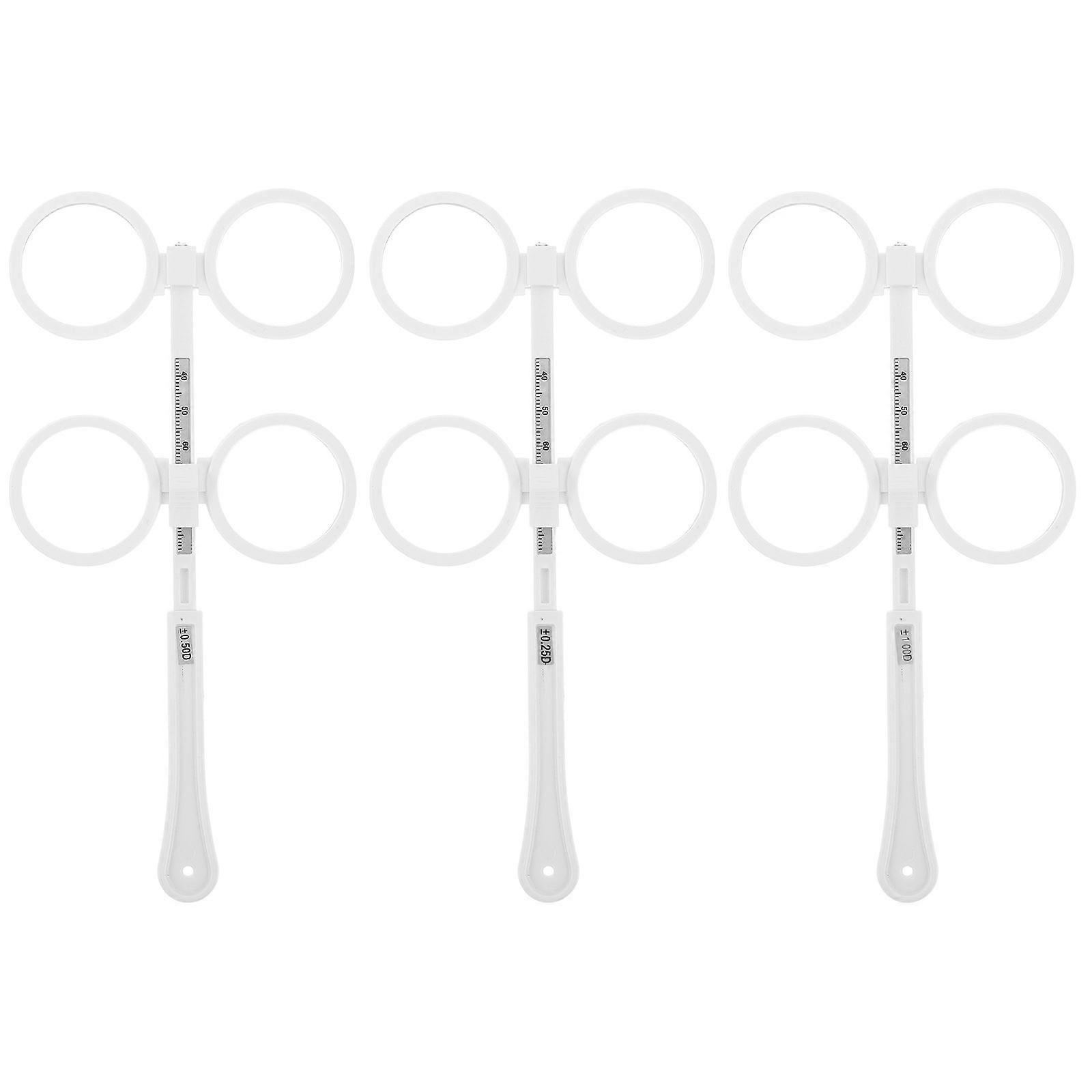3pcs Glass 25 0.5 1 Optometry Flips Lens Flipper for Near Vision ...