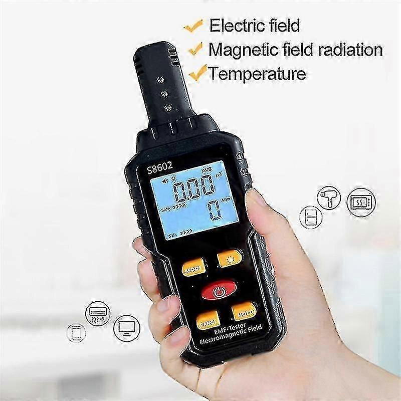 3-in-1 Radiation Dosimeter Counter Geiger Emf Meter Automatic Alarm ...