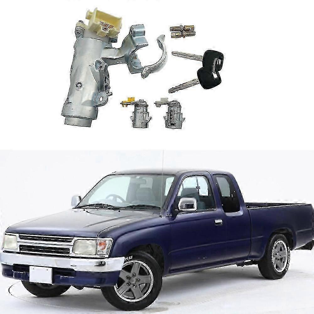Ignition Lock Core Ignition Switch Steering Barrel Lock + Door Lock ...