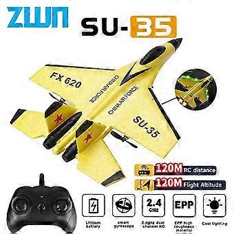 SU35 RC Plane 2.4G With LED Lights Aircraft Remote Control Flying Model ...