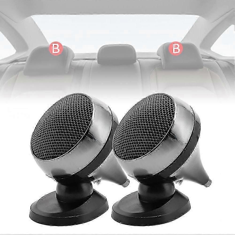 2pcs 12v Car Tweeter Universal High Efficiency Loudspeaker 4ohm 92db ...