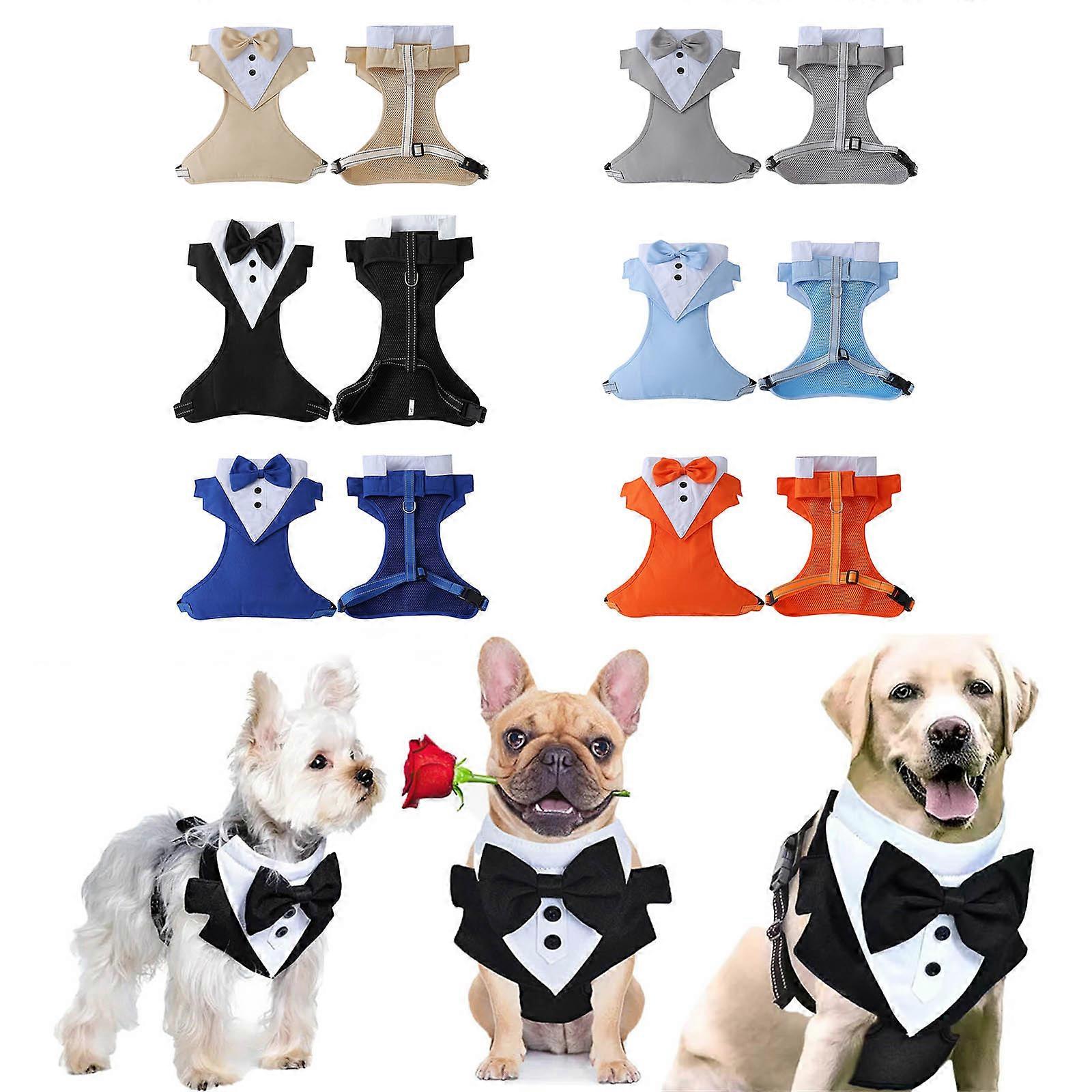 Large Dog Suit Harness No Pull Design for Small Dogs Easy Walk Tuxedo ...
