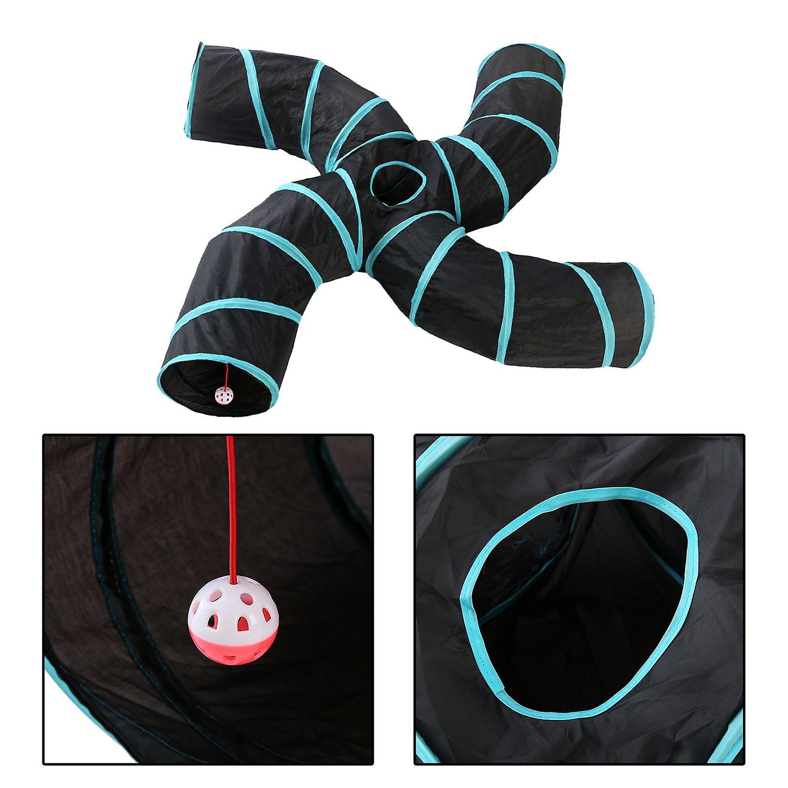 Cat Tunnels For Indoor Cat, Pet Cat Tunnel Tube Cat Toys Collapsible ...