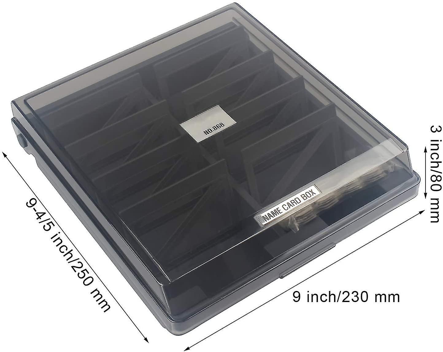 1 Large Format Business Card Holder With Tabs And Dividers (1000 Cards ...