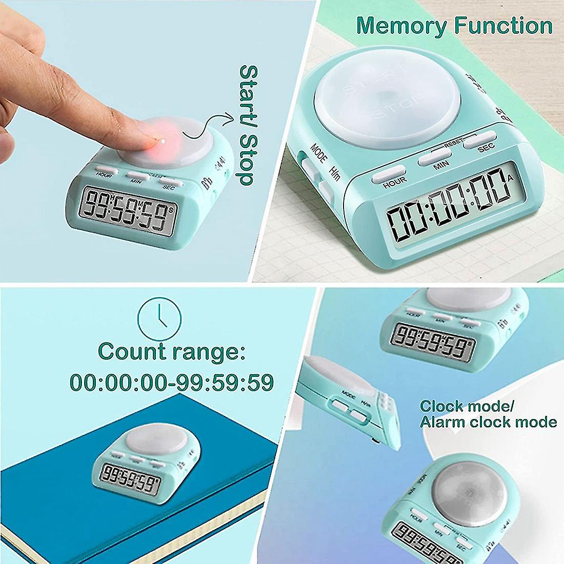 Digital Kitchen Timer With 100 Hour Clock Count Down For Kid Teacher ...