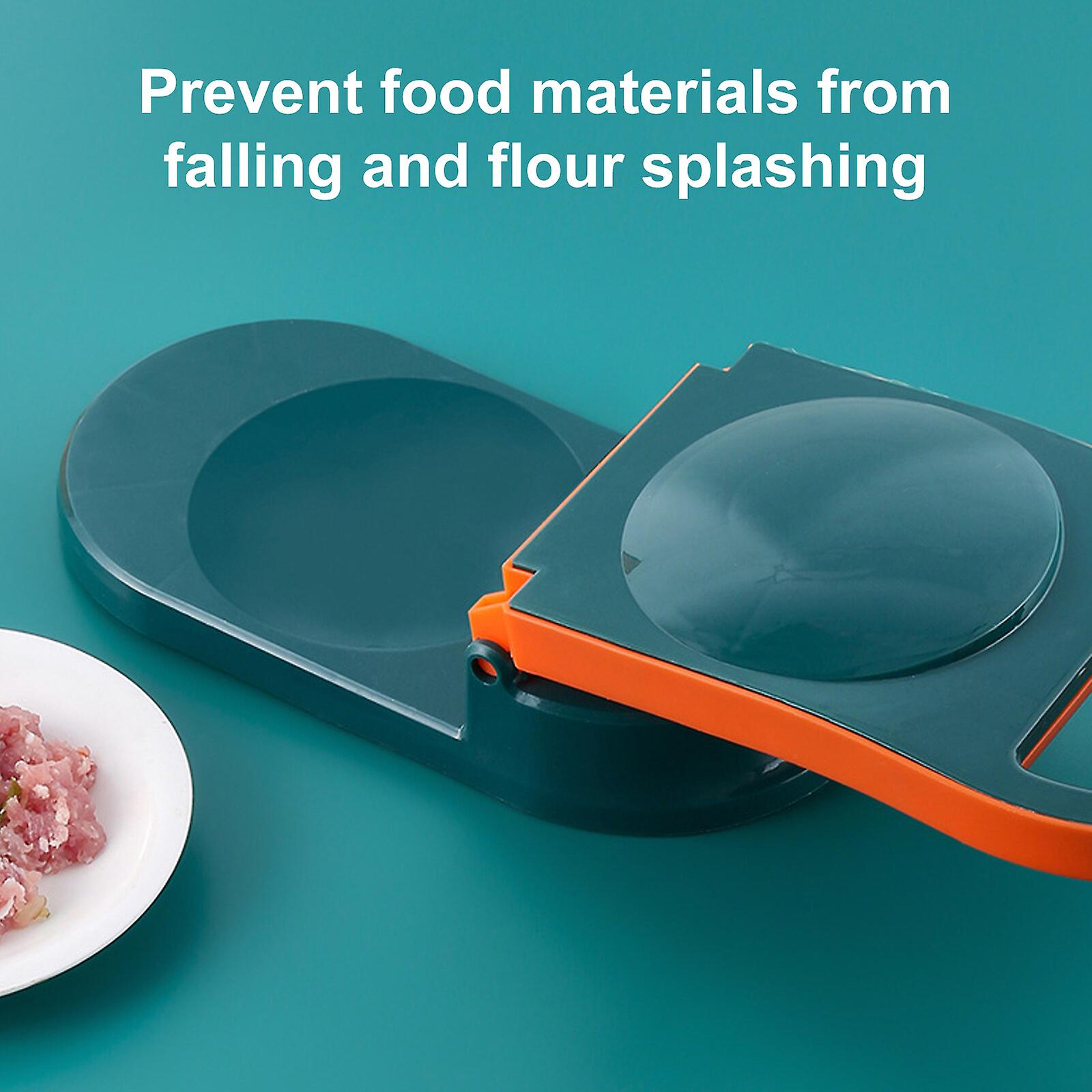 Dumpling Pastry Maker 2 In 1 Skin Press Mold - Orange Pp Dough Pressing ...