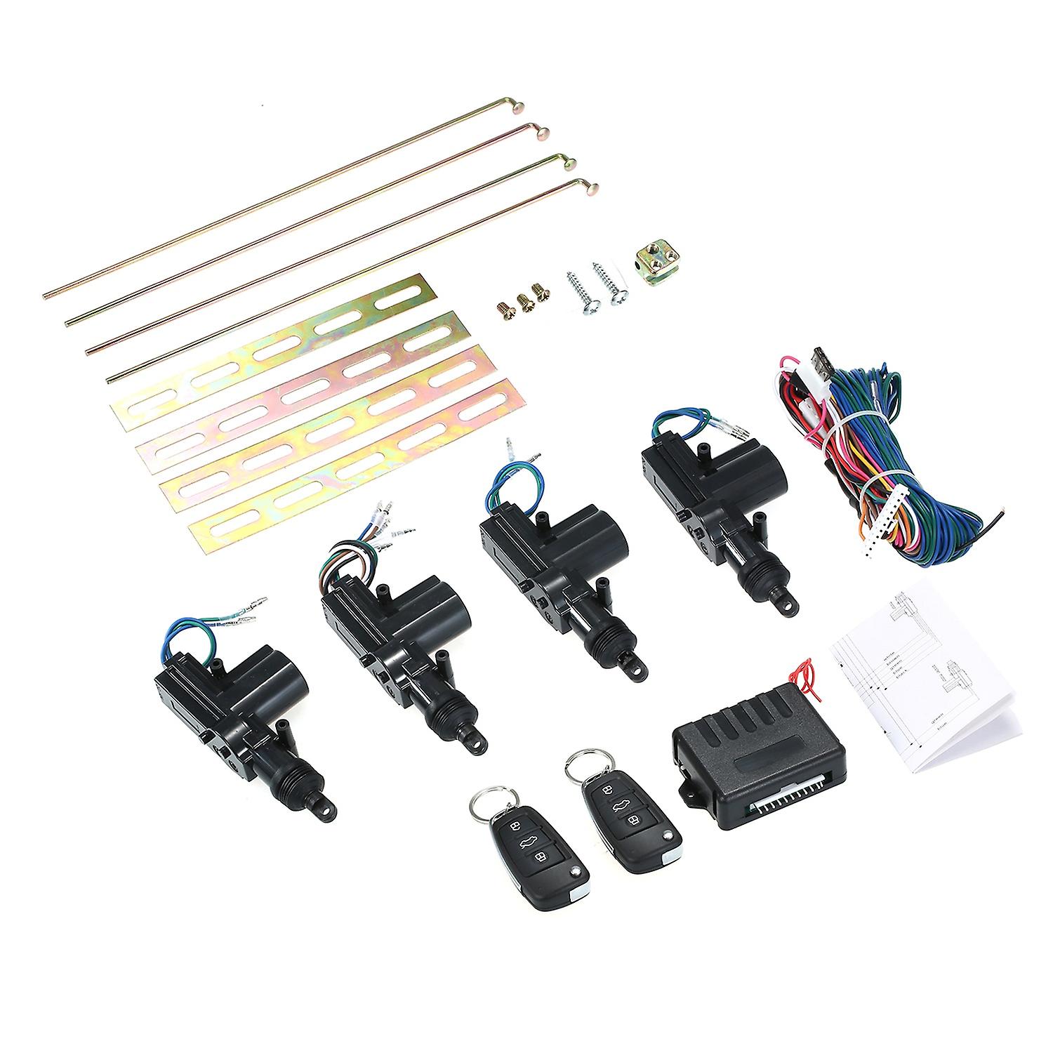 12V Universal Car Remote Central Kit Locking Keyless Entry System with ...