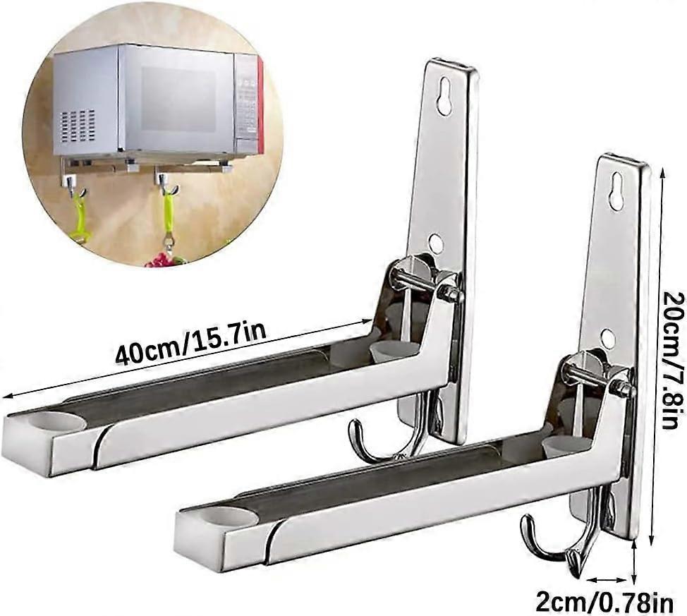 Microwave Wall Stand, Foldable Wall Stands, Stainless Steel Microwave ...