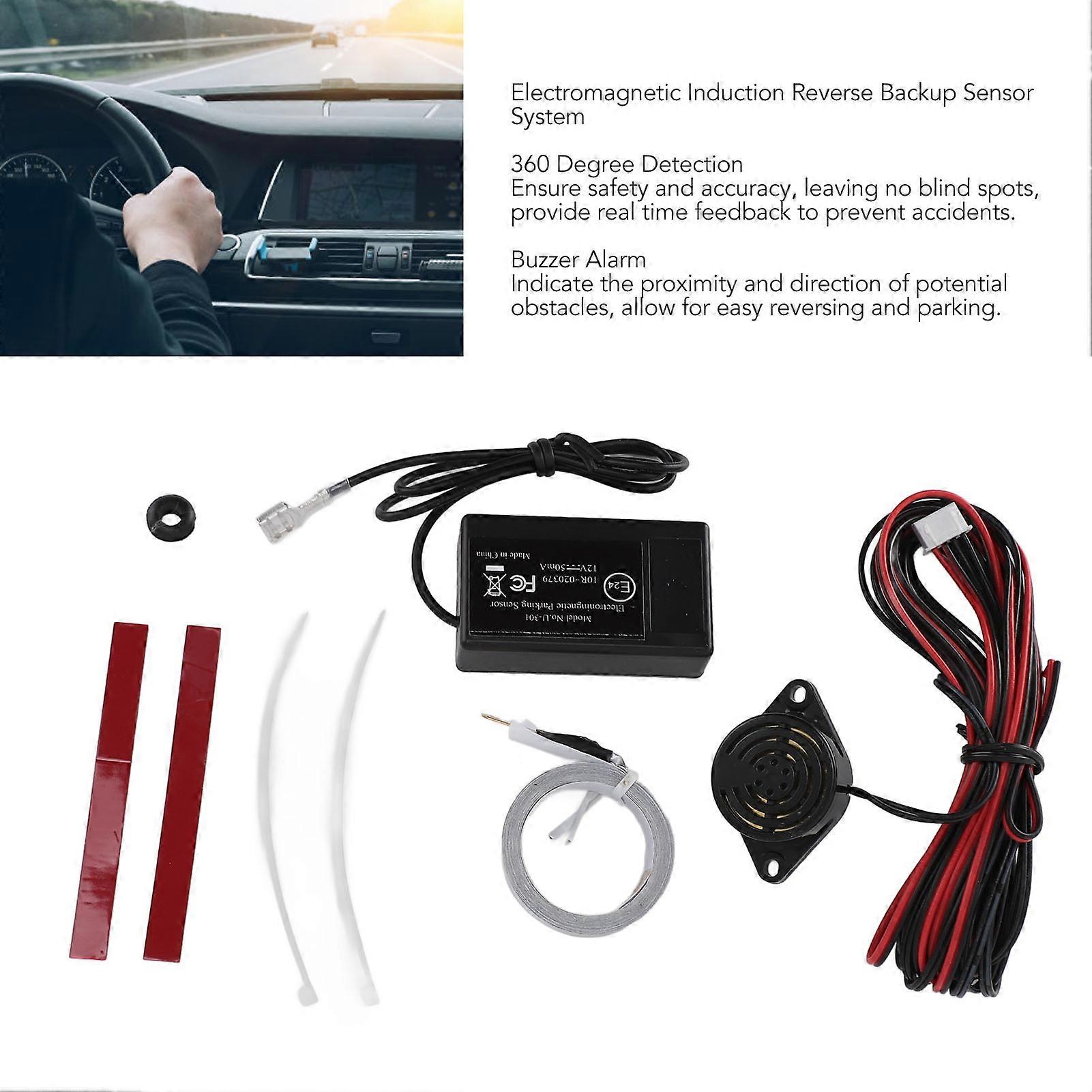 Electromagnetic Reverse Backup Sensor System Buzzer Alarm Safety ...