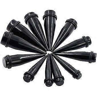 24pc Big Gauges Kit Ear Stretching 00g-20mm Acrylic Taper Plug Tunnels ...