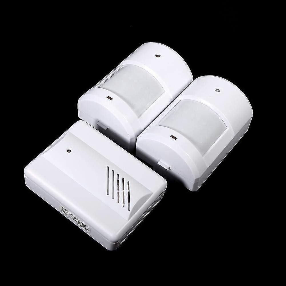Wireless Doorbell Alarm Doorbell Welcome Motion Sensor White with Long ...