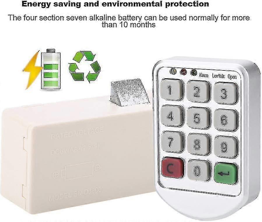 Electronic Cabinet Lock Kit Set,keyless Digital Electronic Intelligent ...