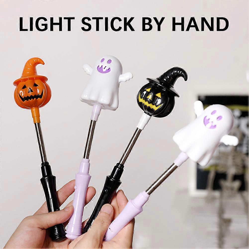 Hand Shake Stick with Pumpkins Shape Funny Adorable LED Pumpkins Shake ...