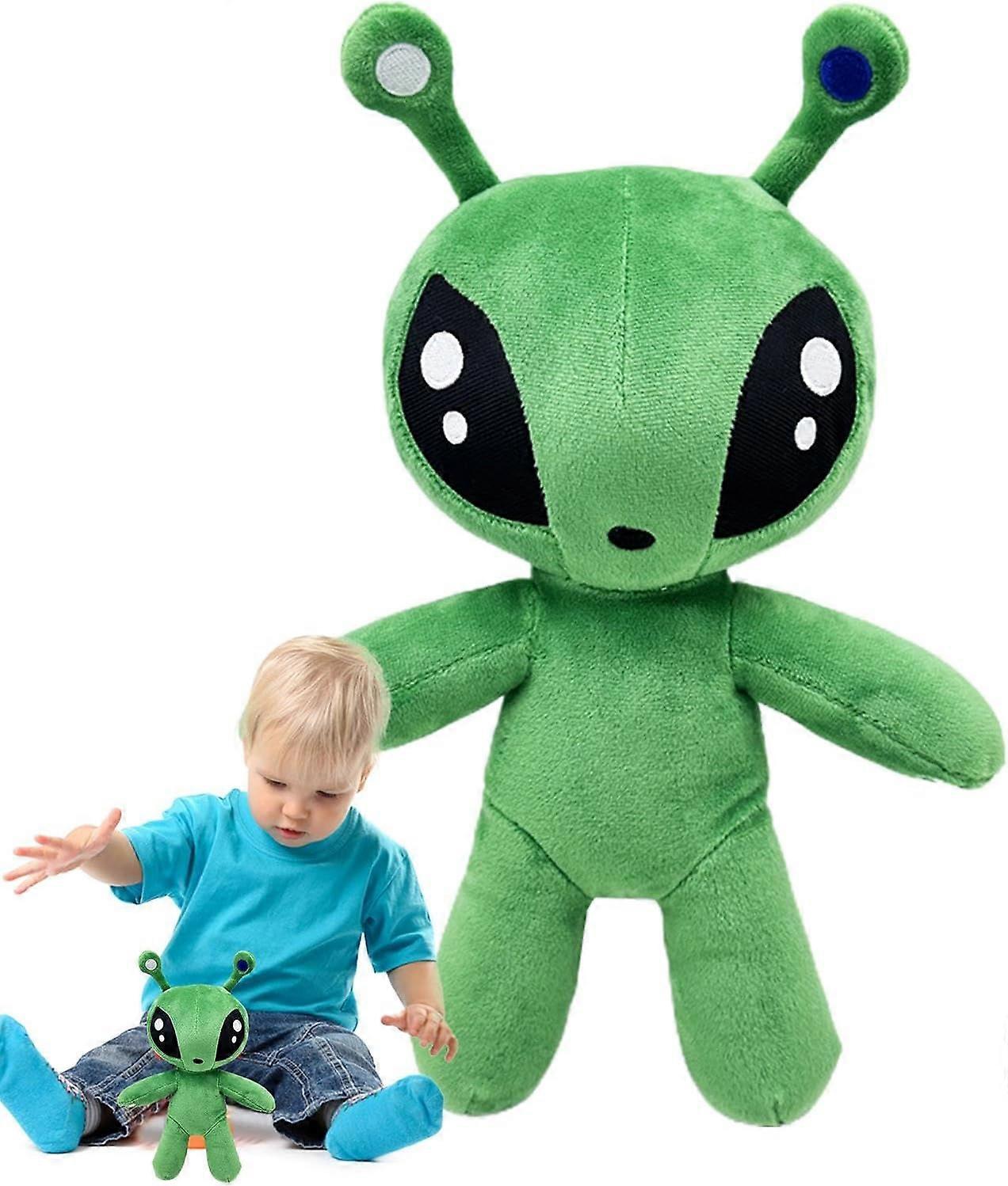 Green Alien Plush Toy 34cm Alien Stuffed Figure, Cartoon Alien Plush ...