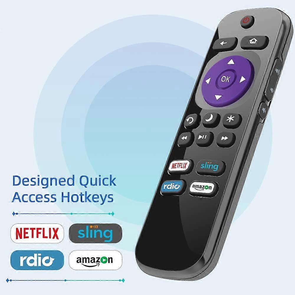 Universal Roku Remote Control Replacement for RCA Roku Smart TV Remote ...