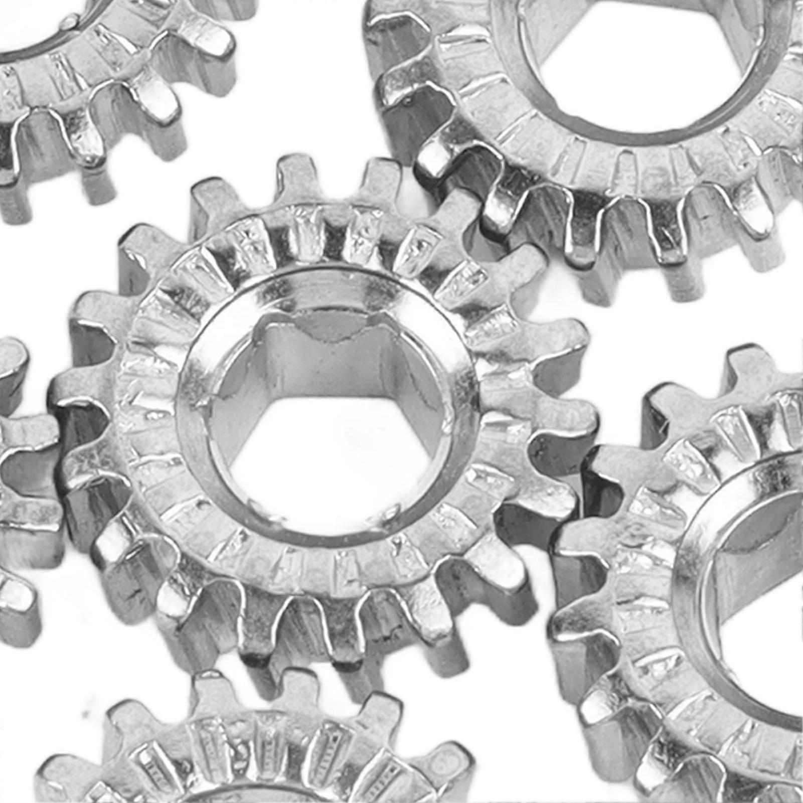 6PCS Guitar Tuner Peg Gears Metal Hex Hole Gear String Button Gear for ...